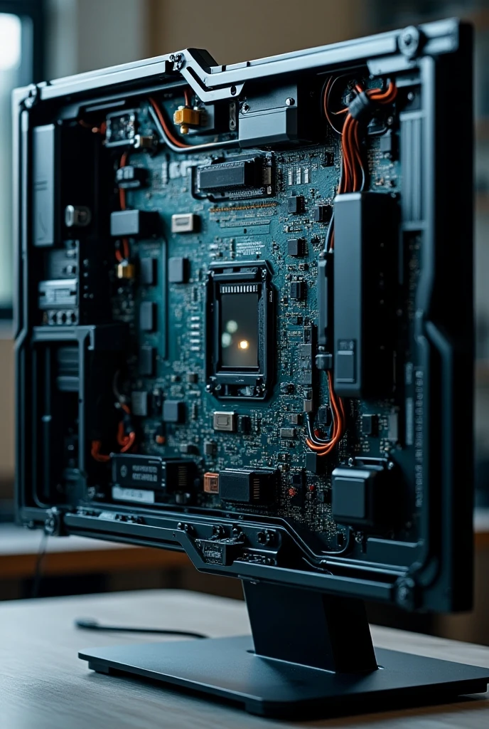 What does a monitor look like inside - SeaArt AI