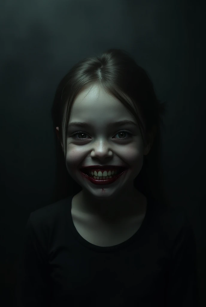 One girl or one shadow horror smile - SeaArt AI