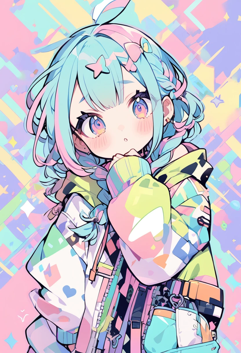 Spicky style,girl,pastel - SeaArt AI