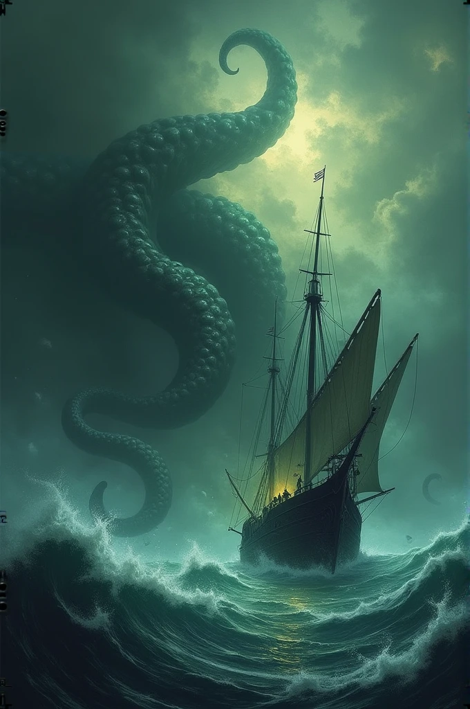 Book Cover Concept for a Sea-based Call of Cthulhu Story: Background ...