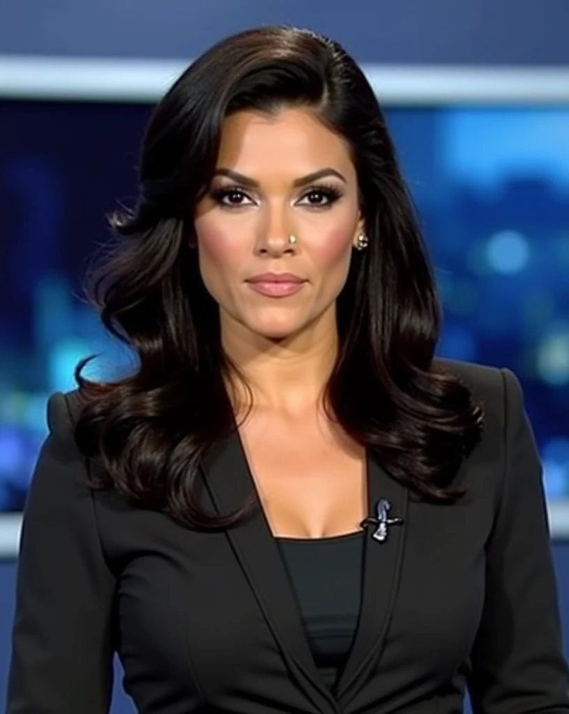 The woman in the photo has a professional, polished look with a strong ...