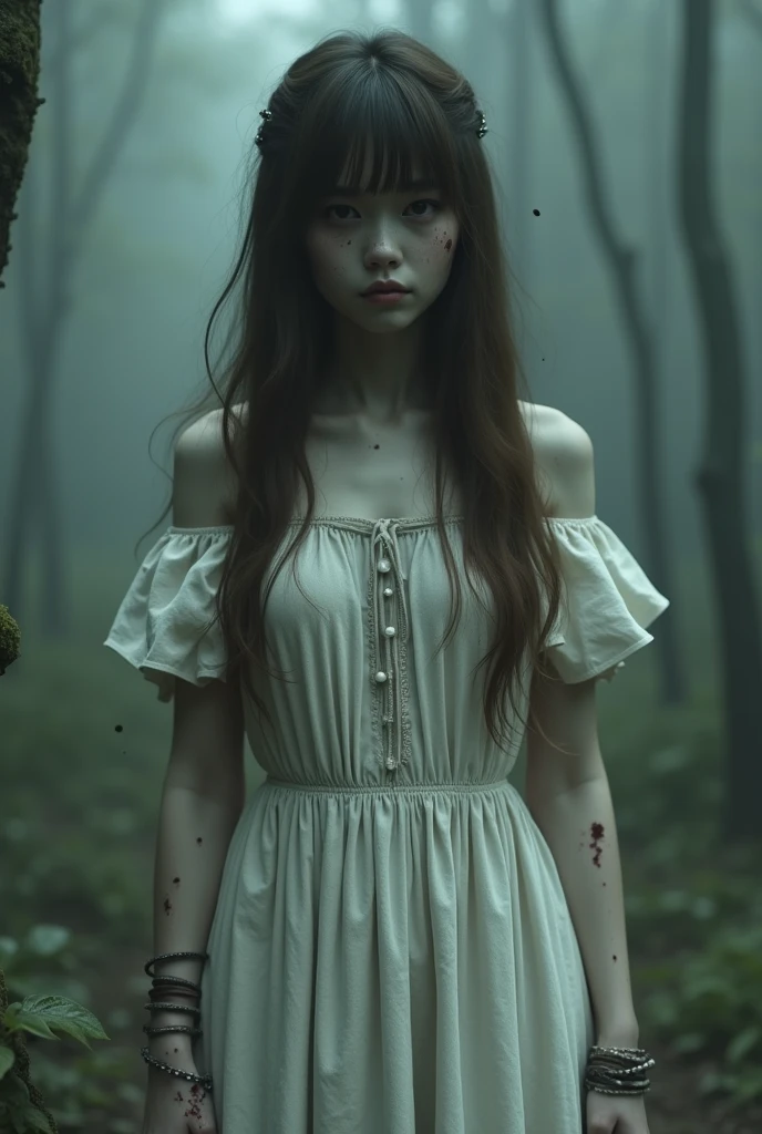 Masterpiece, folk horror, best quality, (very detailed CG unity 8k ...