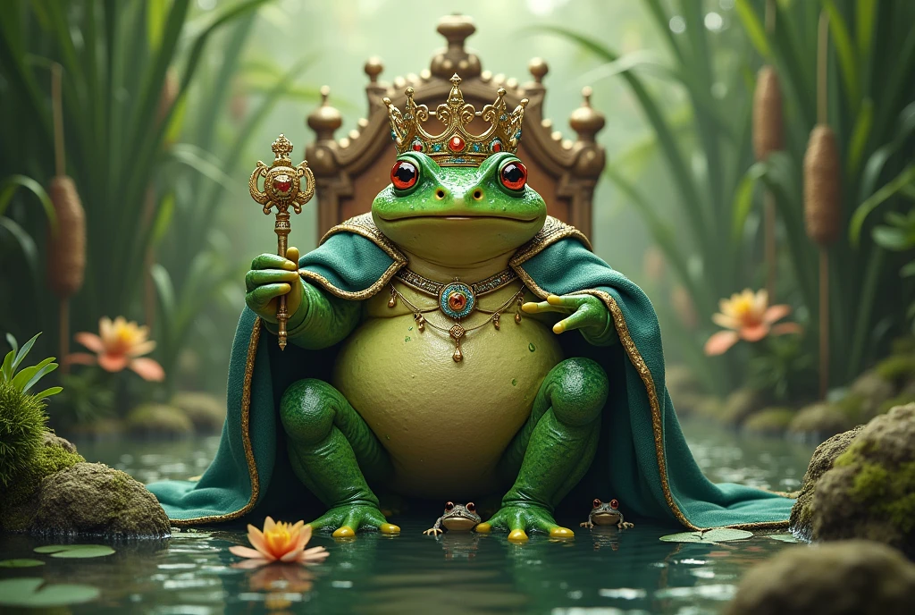 King of the Frogs - SeaArt AI