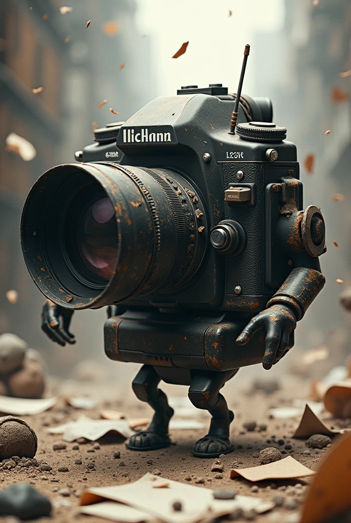 Dusty and messy animated camera - SeaArt AI