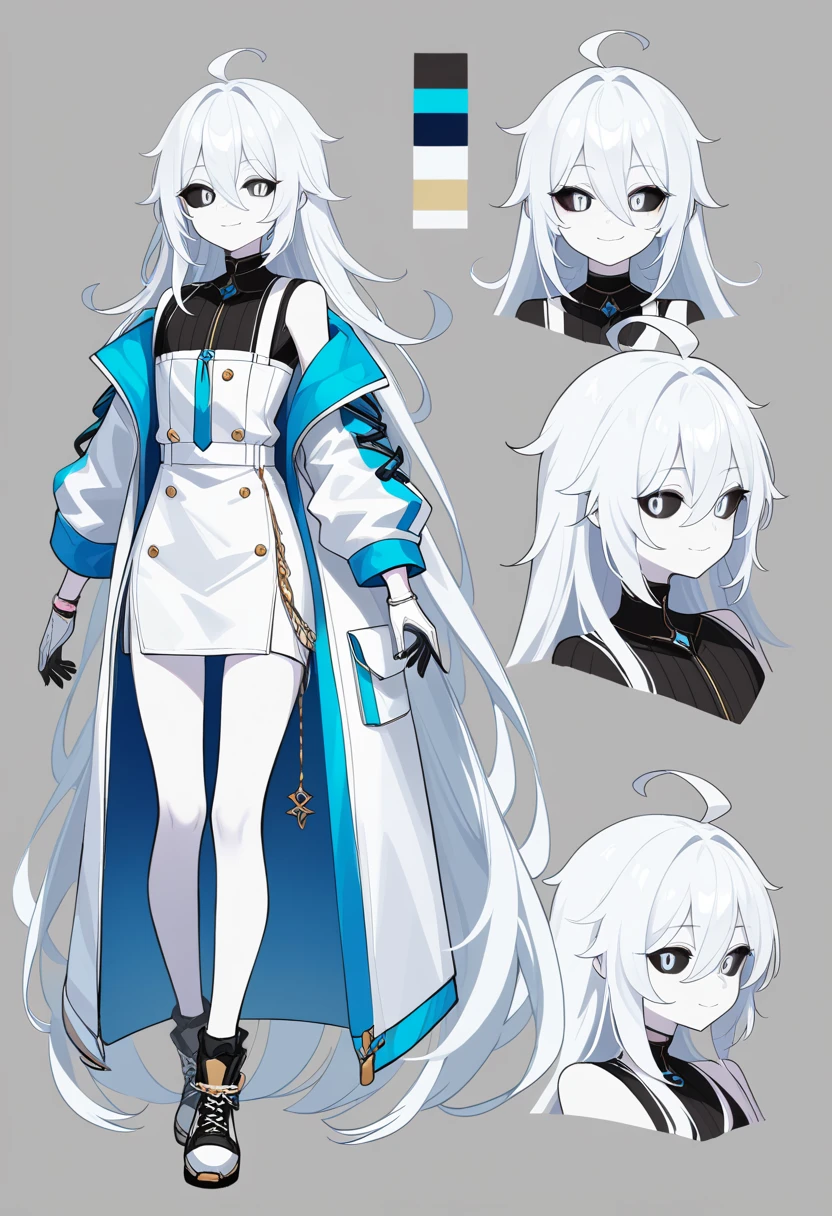 ((masterpiece)),(((best quality))),(character design sheet, same ...