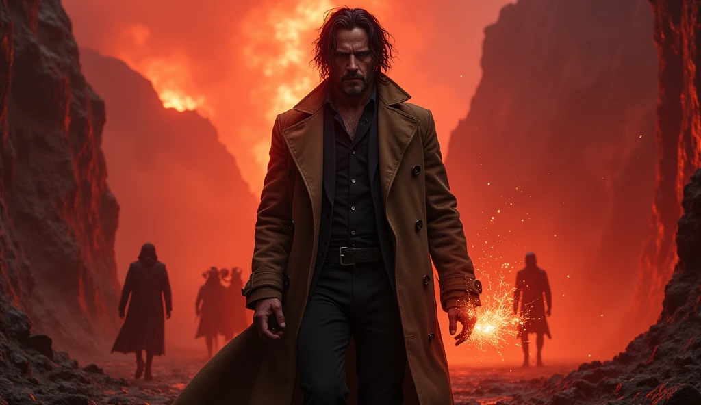 Keanu Reeves as john Constantine ready for war against demon and evil ...