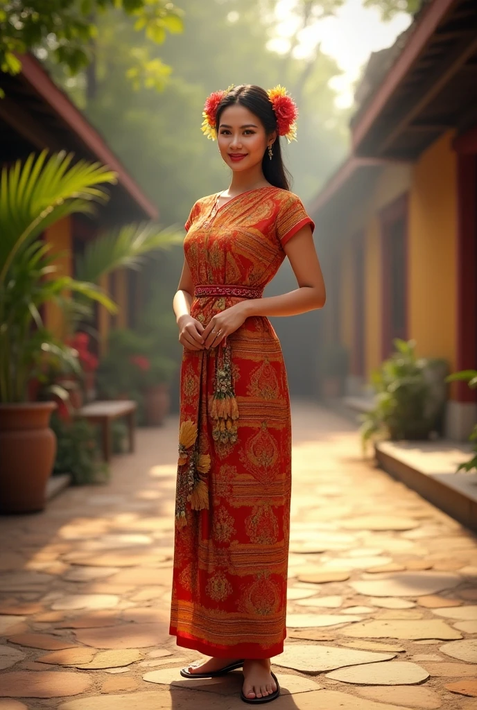 Miss Myanmar beauty pageant poster, wearing Myanmar traditional dress ...