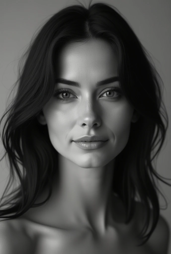 Analog style, modelshooting style , A stunning 45 year old woman ...