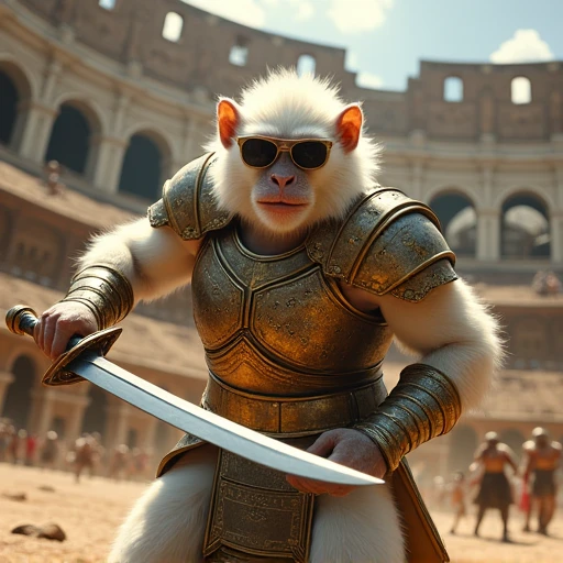 wearing sunglasses {x} fat((White cat))Think of an interesting image on ...