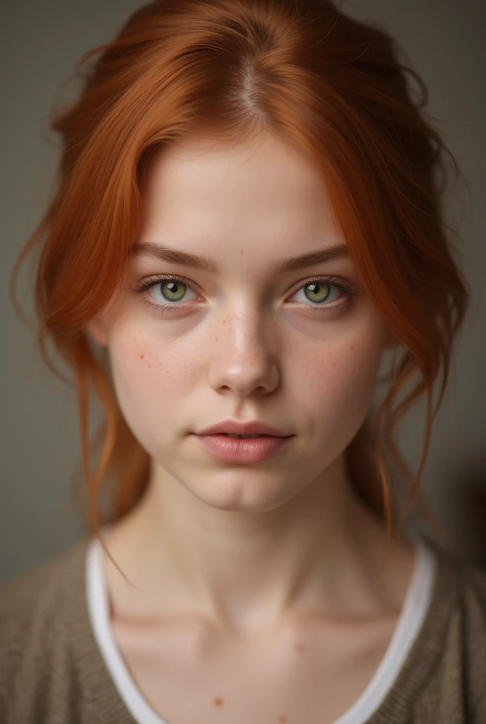 IMG_2333 CR2 red head young German cute German girl with green eyes and ...