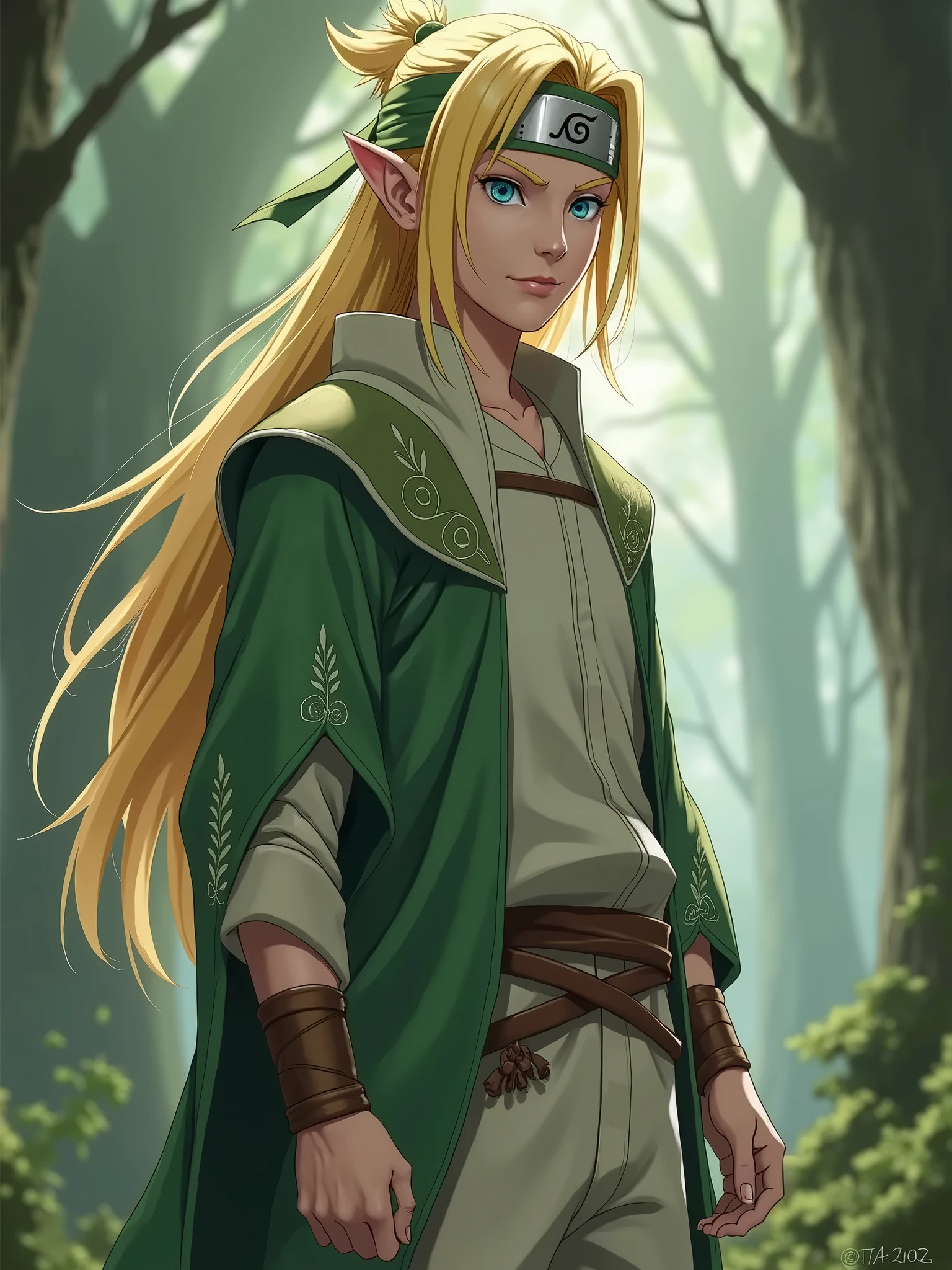 Naruto Uzumaki like an elf from Lord of the Rings. Based on Legolas ...