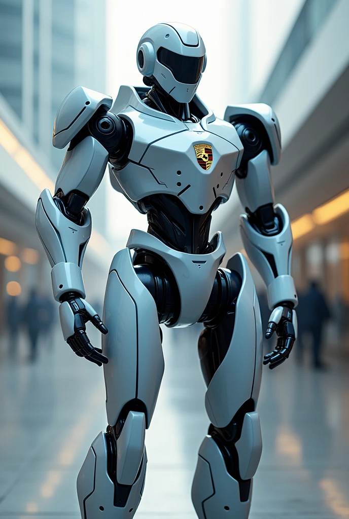 Porsche Humanoide-Robot (germany): A sophisticated robot in shades of ...