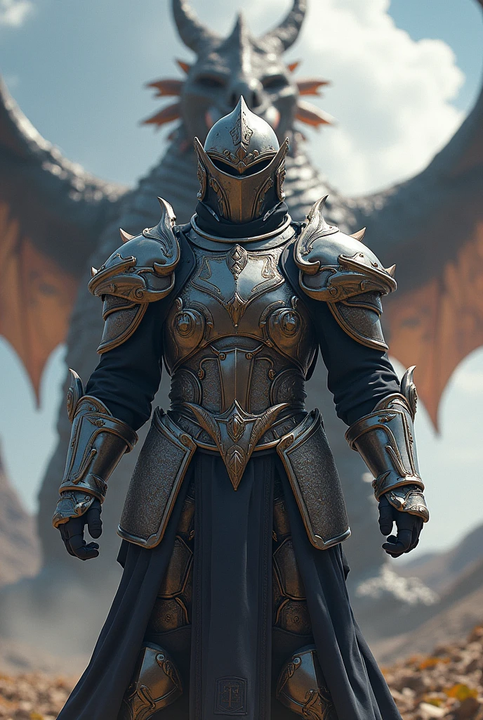 An image of an armored warrior named Skeaeg from "infinite sky - SeaArt AI