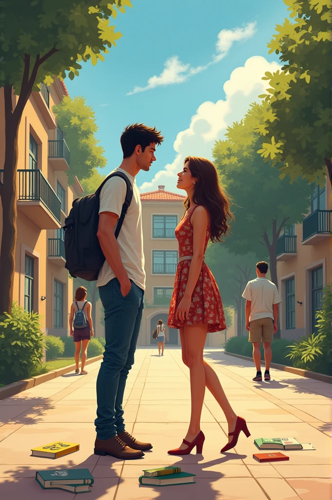 At the beginning of classes at school `` Stars of Knowledge - SeaArt AI