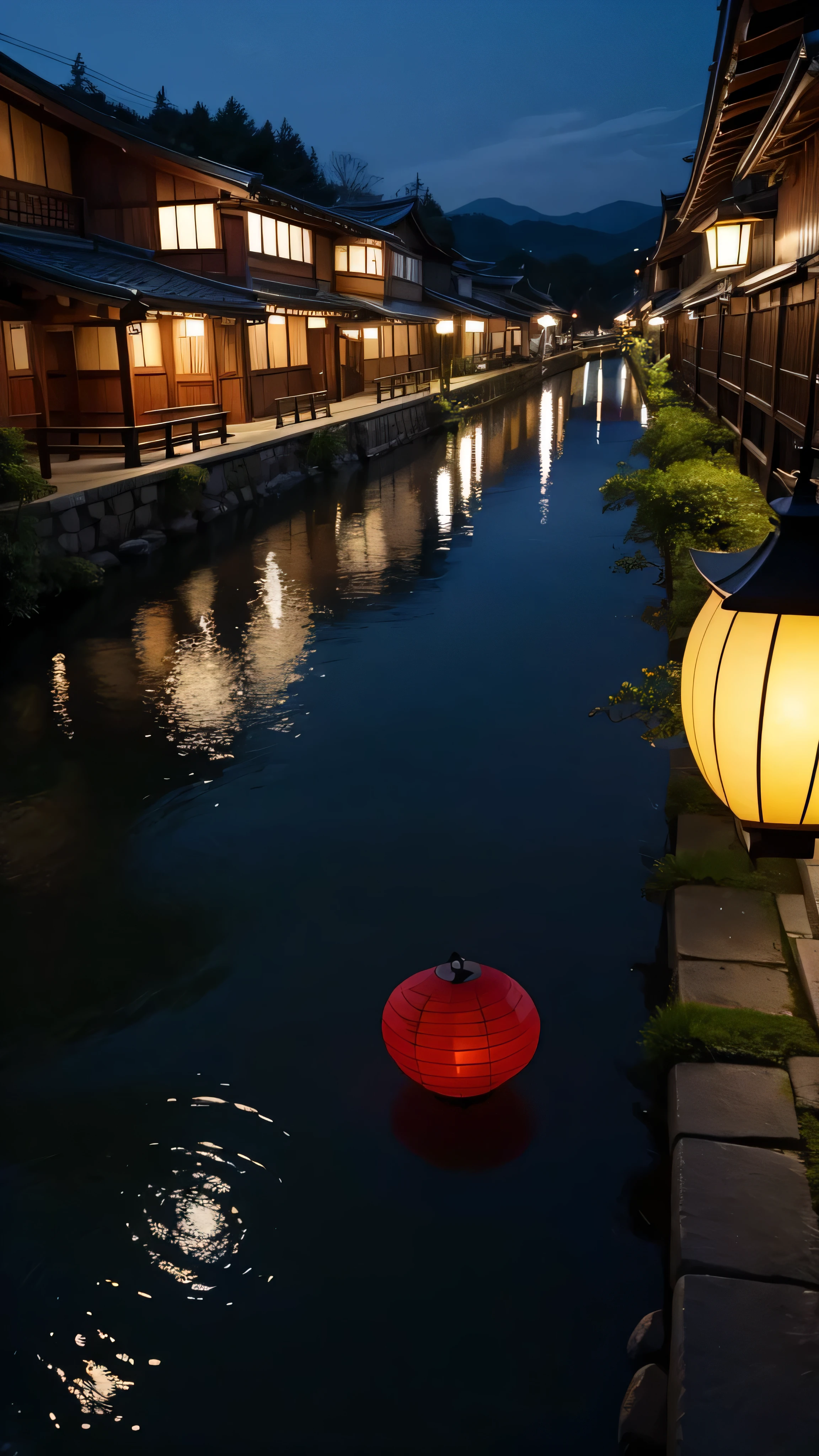 (1111) Today's Challenge Theme: Floating Lanterns created with SeaArt AI
