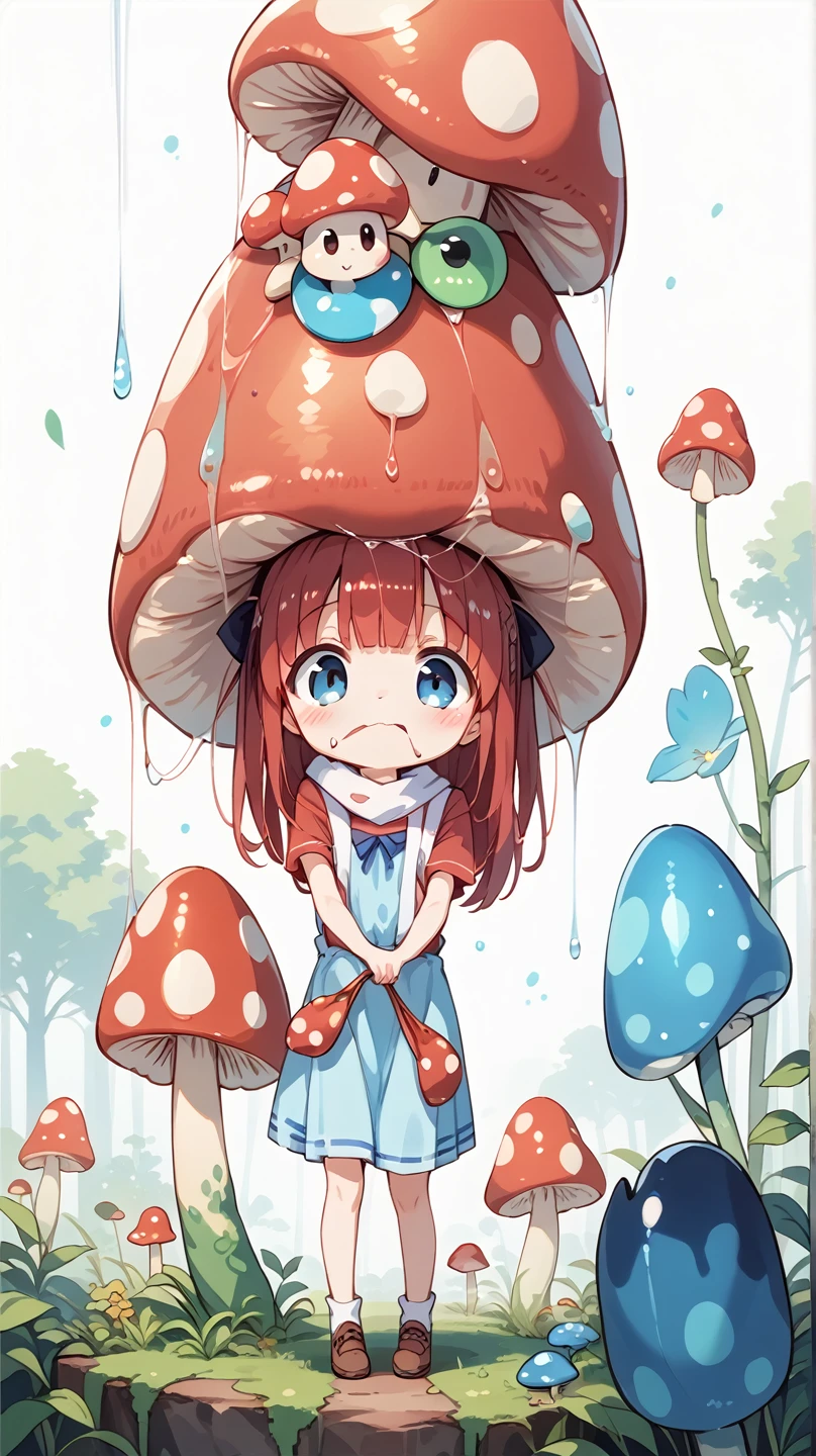Mushroom,mushroom human,mushroom woman,break,mushroom-covered - SeaArt AI