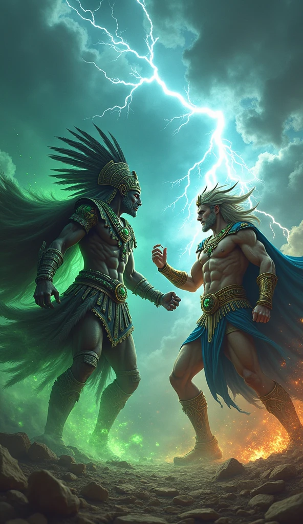 Mictlantecuhtli, the Aztec god of death , and Zeus, the Greek god of ...