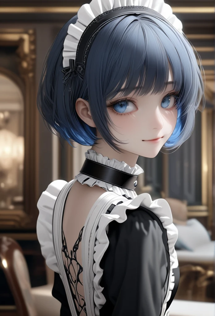 Upper body close-up（((masterpiece), on)""Upper body of a young woman in ...