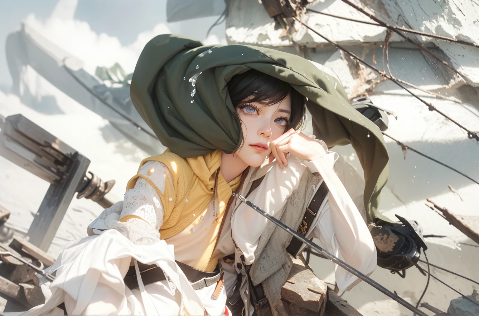 ((LEVI ACKERMAN_SHINGEKI NO KYOJIN)((realistic, photorealistic - SeaArt AI