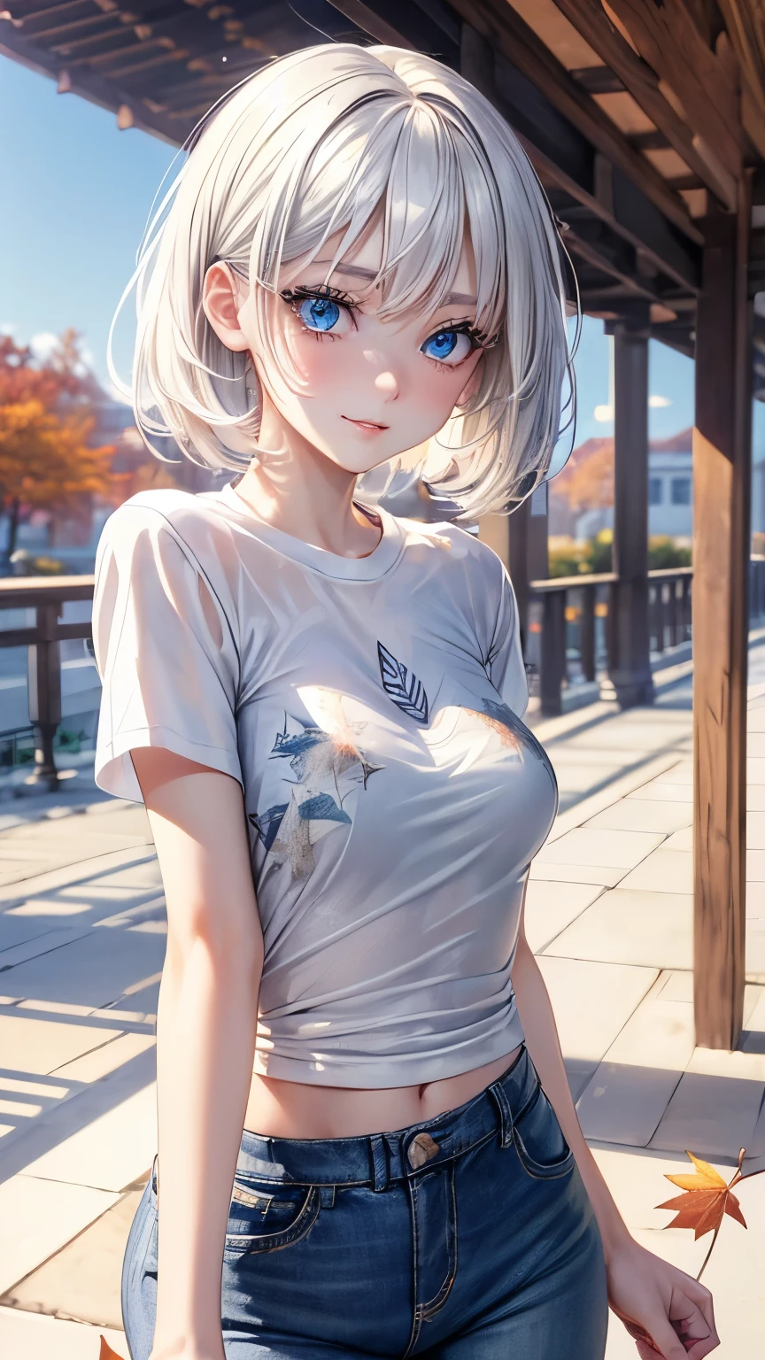 A 40 years old very white skin Japanese lady (( very slender body ...