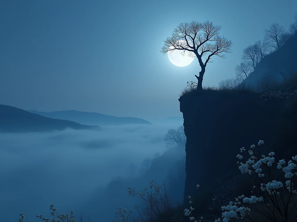 beautiful scenery ，Landscape photo of the edge of the forest at the top ...