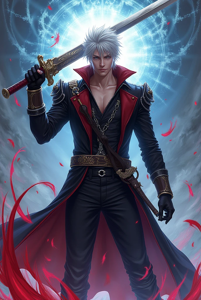 Dmc5 vergil solo leveling mix with fgo art style - SeaArt AI