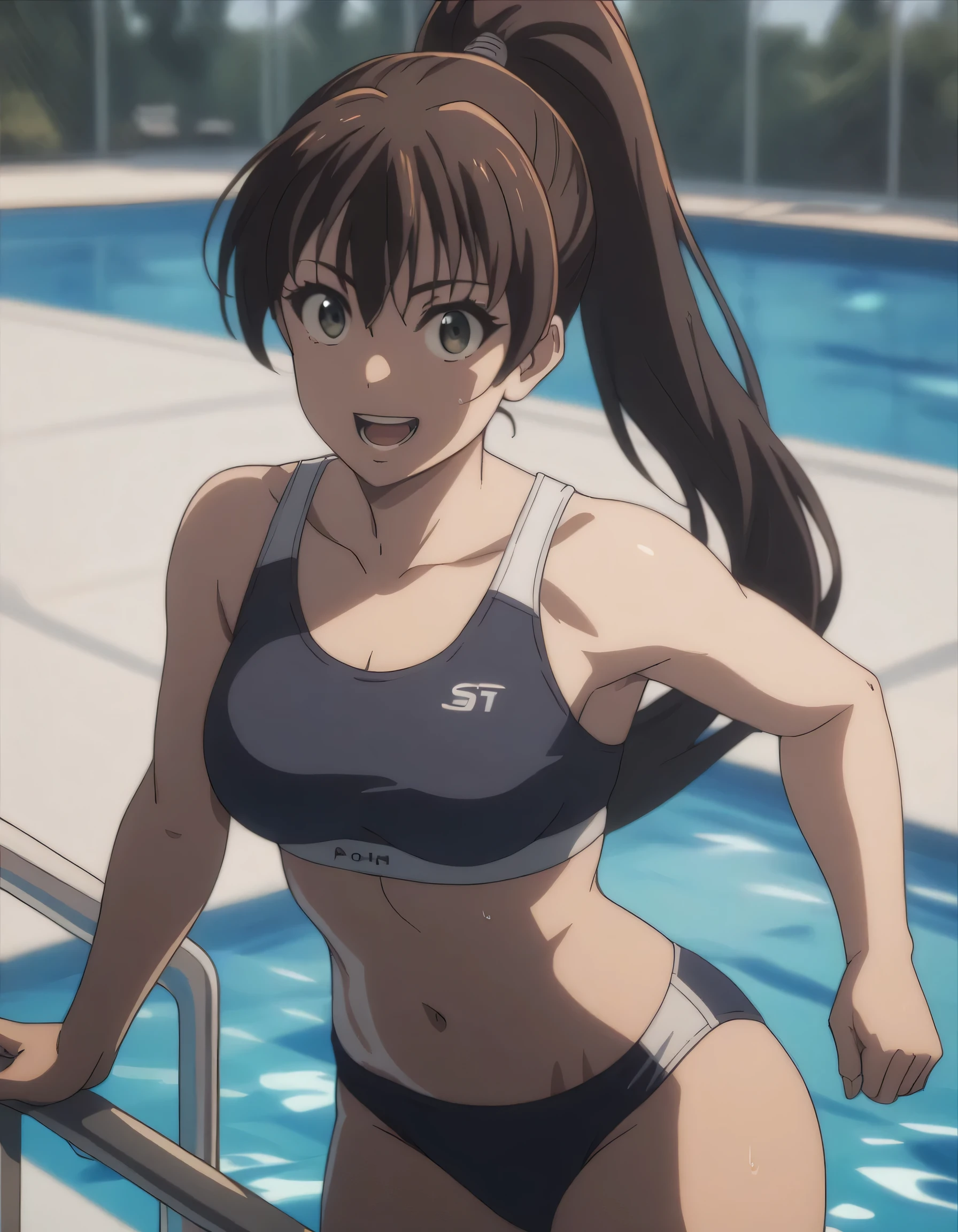 Score_9, score_8_up, score_7_up, ((gsfghtr)), long ponytail hair - SeaArt AI