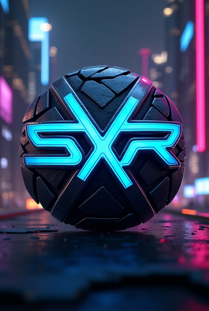 , virtual images, SXR logo graphic design in cyberpunk theme - SeaArt AI