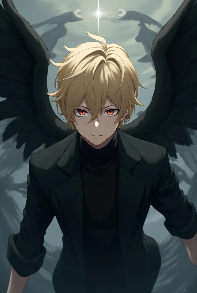 Male、 handsome、Droopy eyes、Daraketa Clothes 、Broken Circle of Black ...