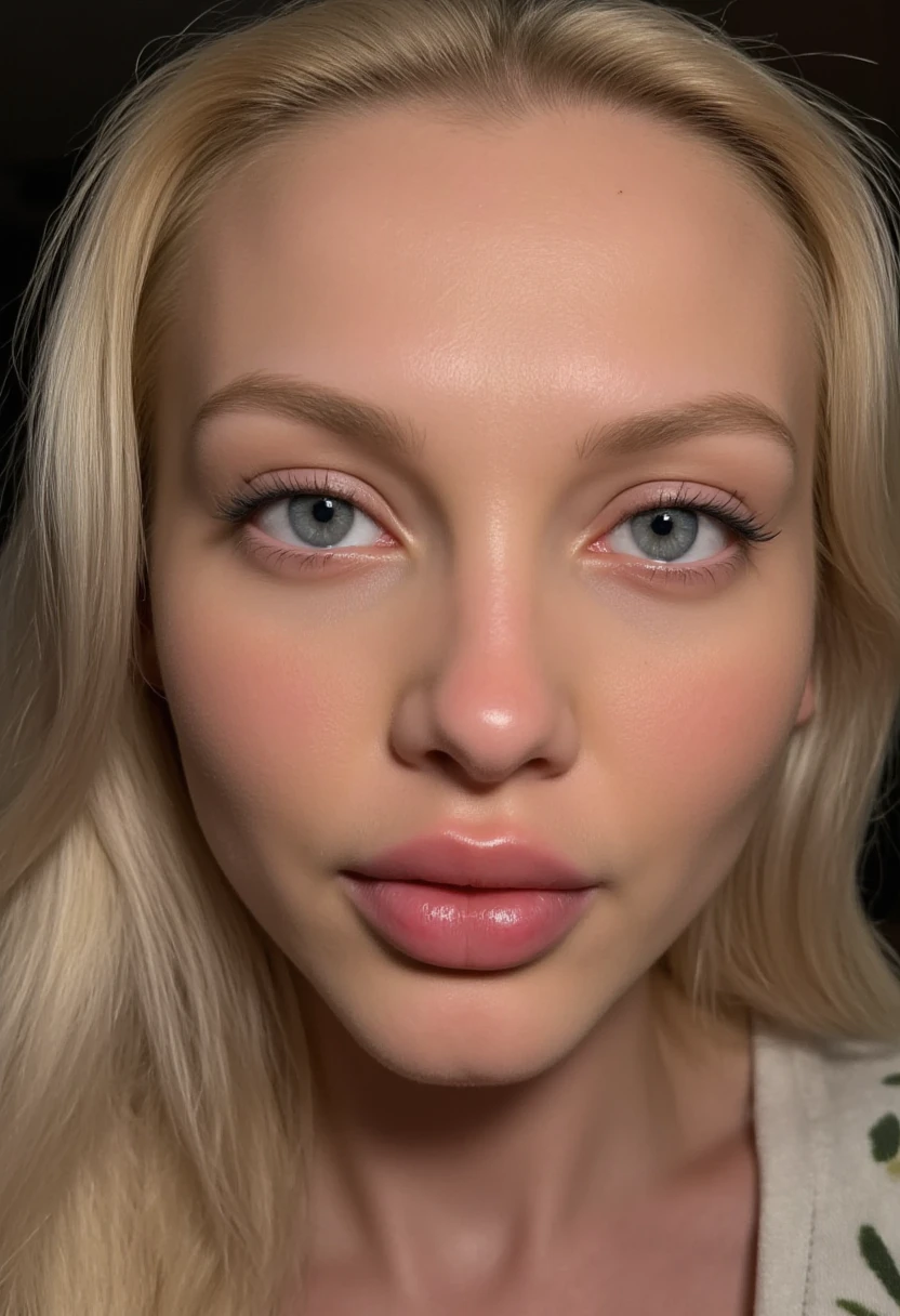 Blue delicate eyes, embarrassed, blushing - SeaArt AI