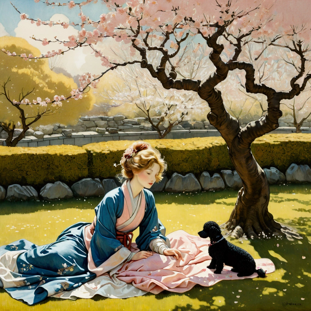 illustrative styles of Arthur Rackham, Paul by, and Gediminas ...