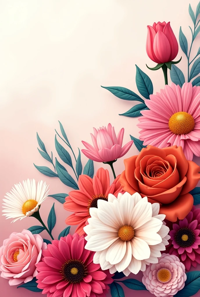 Draw me a stylized post Flowers - SeaArt AI