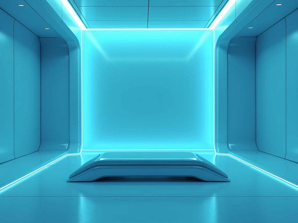 an ultra realistic and futuristic room, with a futuristic bench in ...