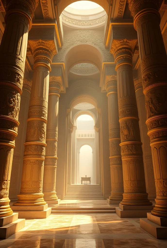 Create a breathtaking and highly detailed depiction of the Temple of ...