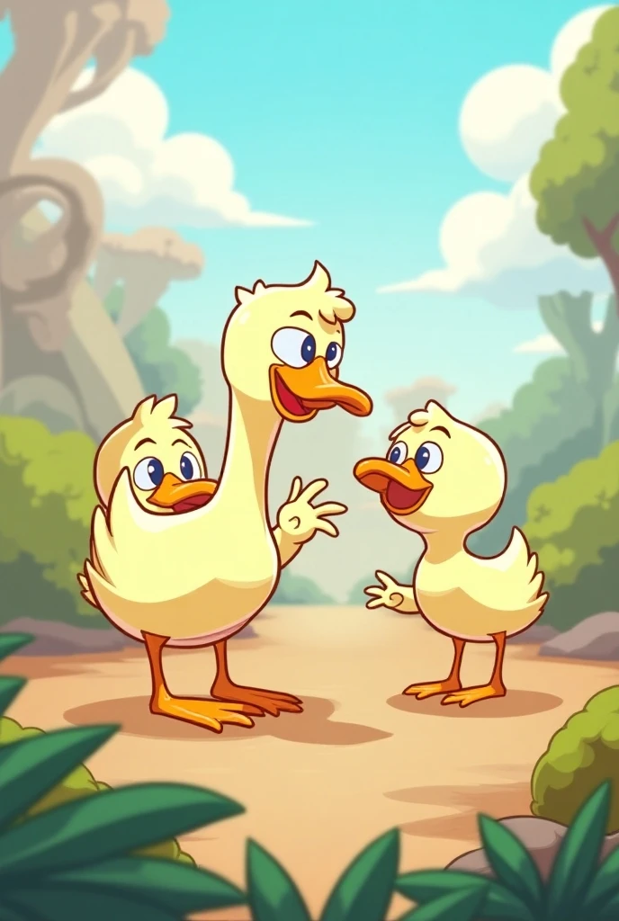 Animated ducks not from real life - SeaArt AI