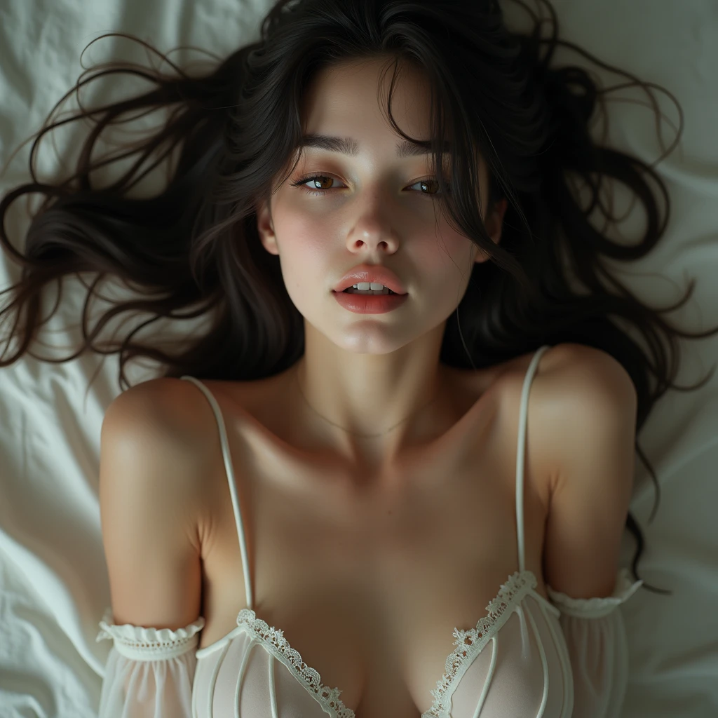 (XLabs F.1 Realism LoRA V1), Beautiful Innocent girl in a masturbation position - SeaArt AI