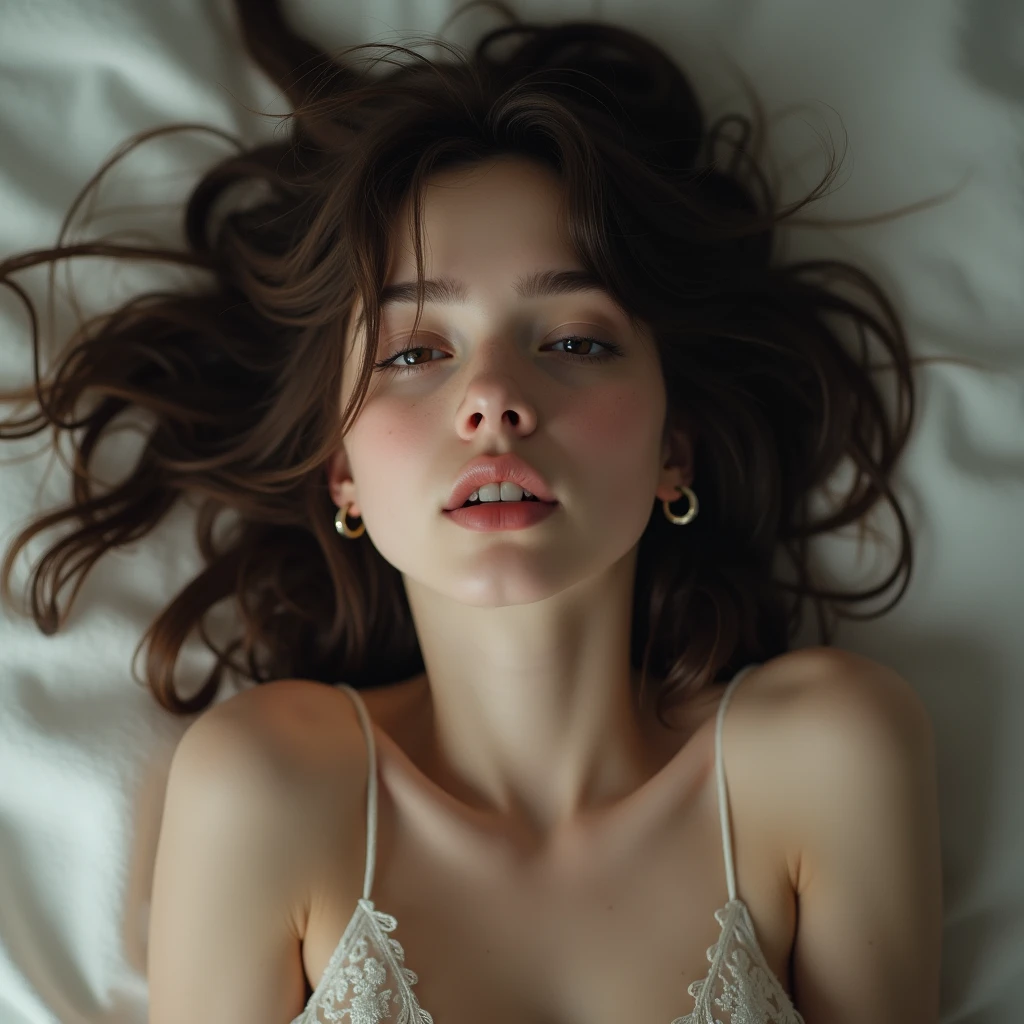 (XLabs F.1 Realism LoRA V1), Beautiful Innocent girl in a masturbation position - SeaArt AI