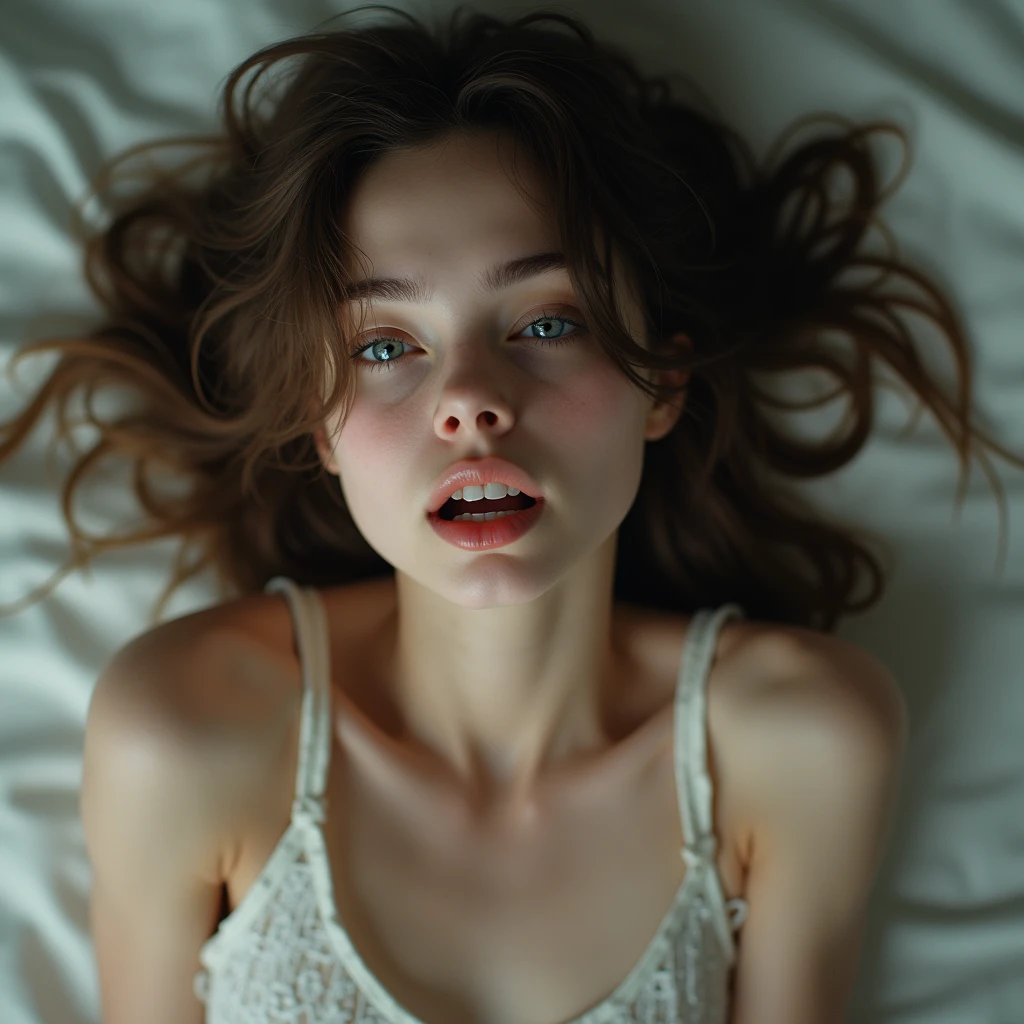 (XLabs F.1 Realism LoRA V1), Beautiful Innocent girl in a masturbation position - SeaArt AI