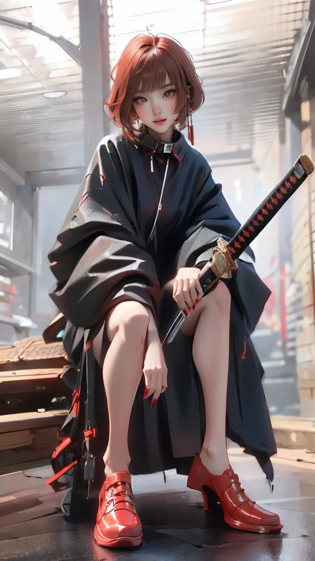 (masterpiece:1.2), best quality,CG,3d, samurai girl, 1 Sister - SeaArt AI