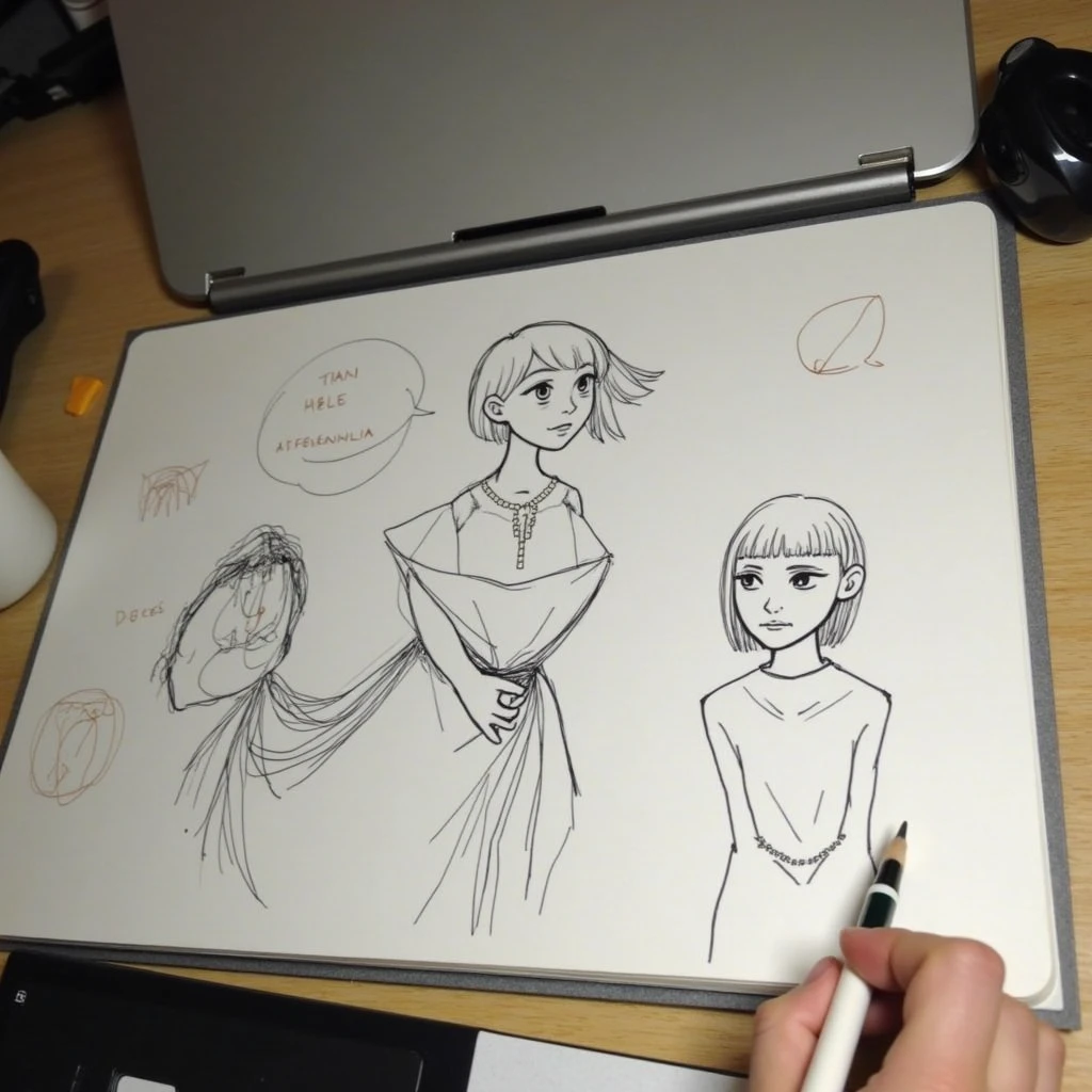 Transform my drawing to digital - SeaArt AI