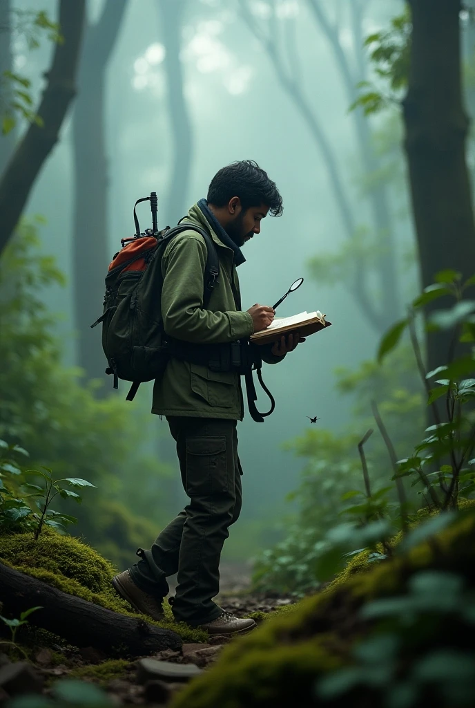 Imagine an Indian researcher, deep in the misty Himalayan forest ...