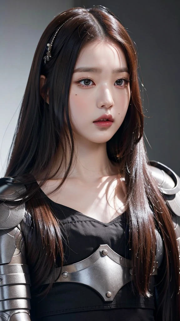 Accurate representation of the model's face, (Female general in armor ...