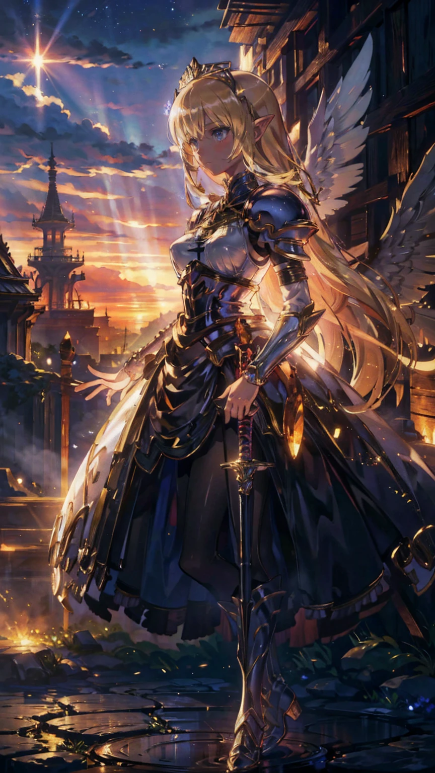 Arafed, dnd Art, Female Aashimah , (masterpiece intense detail - SeaArt AI