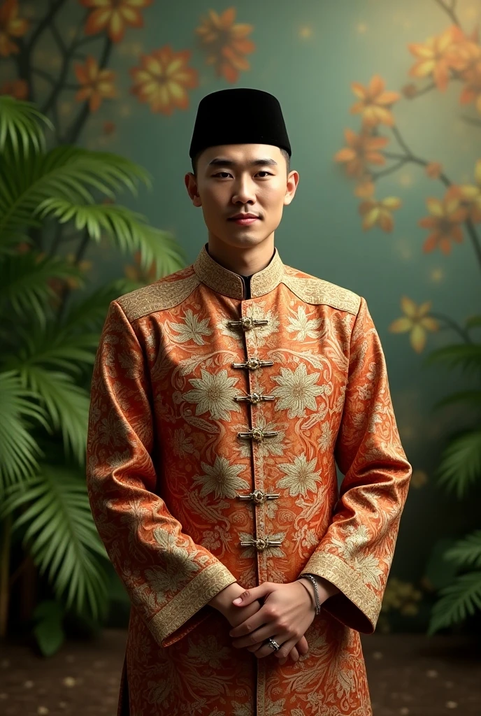 Traditional baju kurang, pattern, colour, majestic - SeaArt AI