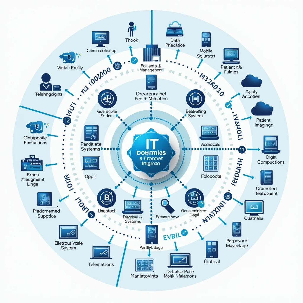 Create an IT infrastructure model for a medical organization - SeaArt AI