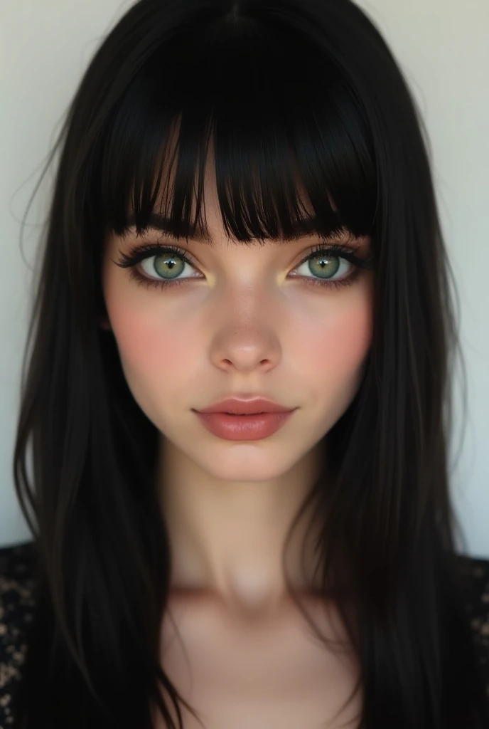 young Italian woman 20 years old, face portrait, heart-shaped face ...