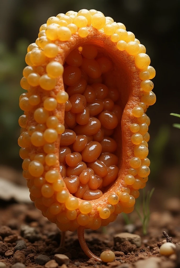 Generates a realistic image of The bacteria and protozoa that live in ...