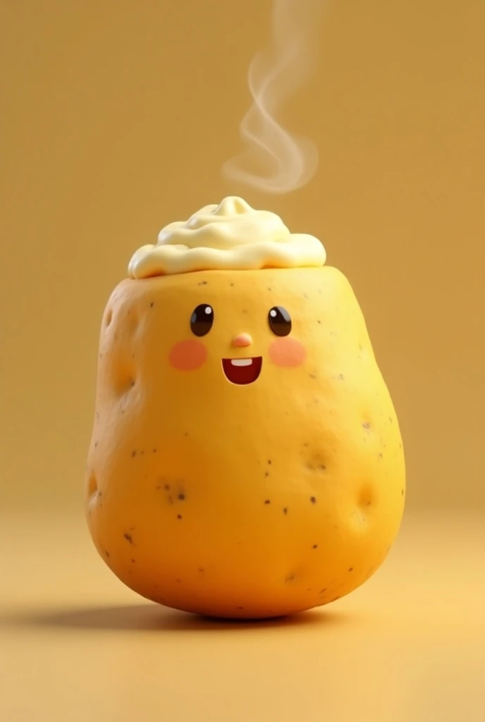 Create a delicious animated golden stuffed potato - SeaArt AI