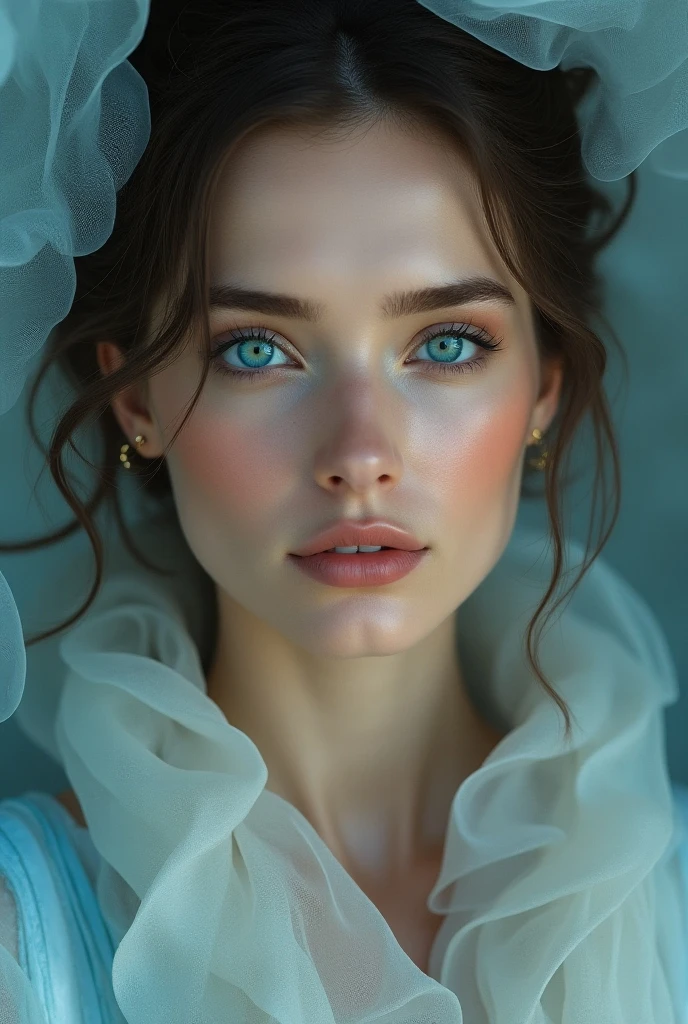WOMEN WITH BLUE EYES - SeaArt AI