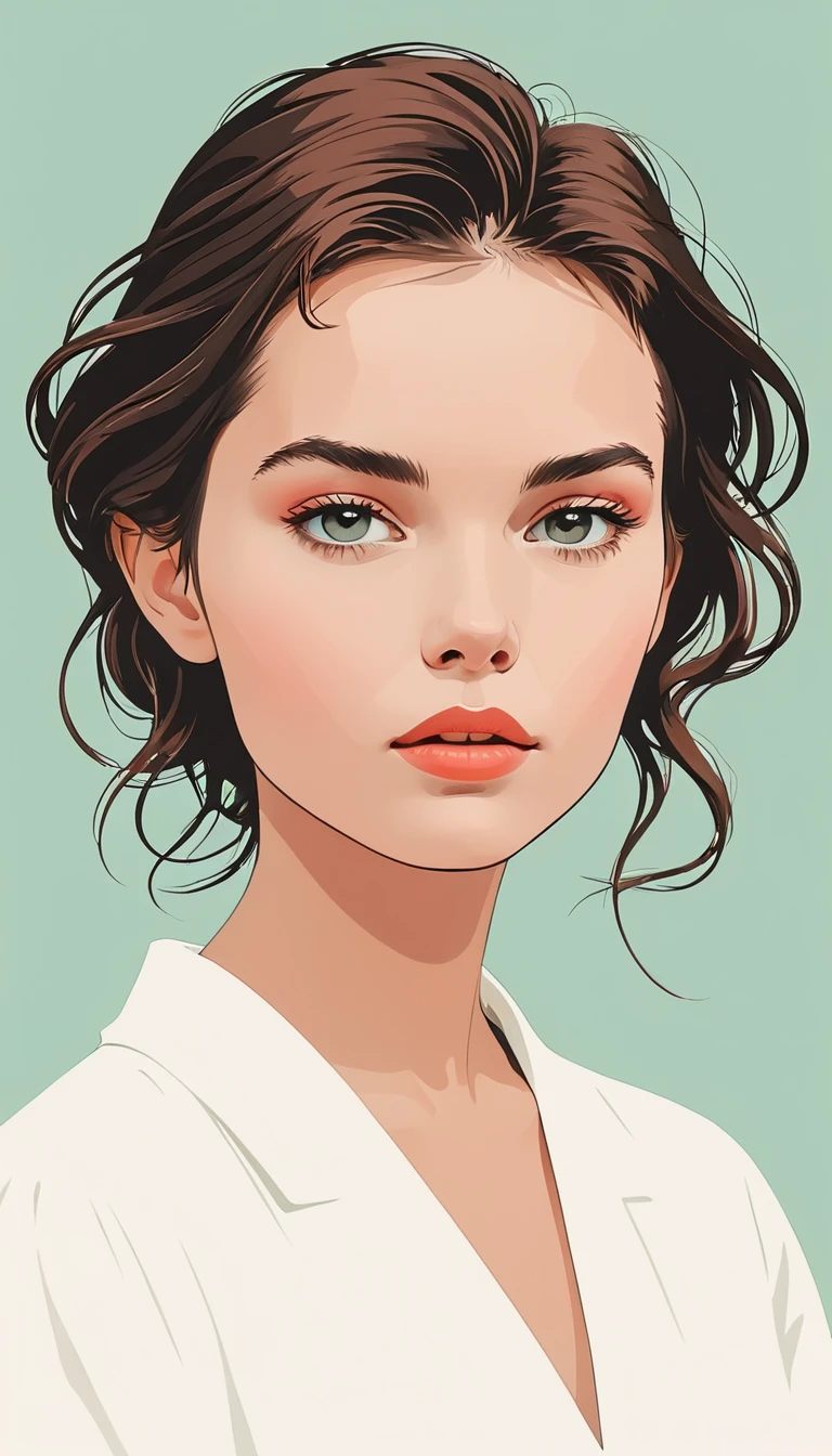 Icon, solid color background, There is one [portrait], Agata Wirtzbica ...